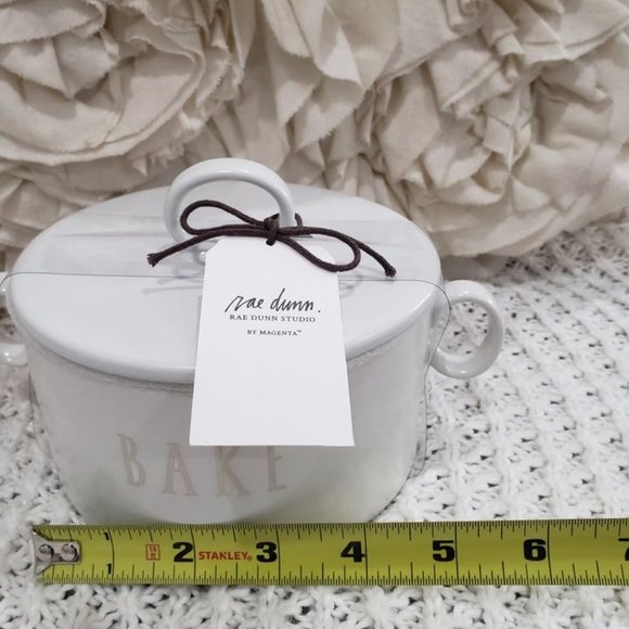 Rae Dunn | Dining | Rae Dunn Bake White Dish Studio Collection | Poshmark